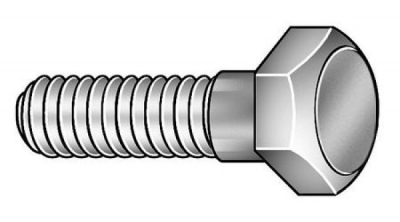 1-8 X 2 A325 STRUCTURAL BOLT (NO NUT) H.D.G.